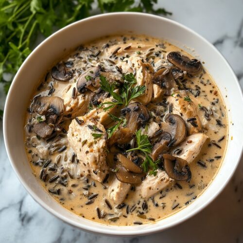 Creamy Mushroom Chicken and Wild Rice Soup Recipe – peruvianfoodrecipes
