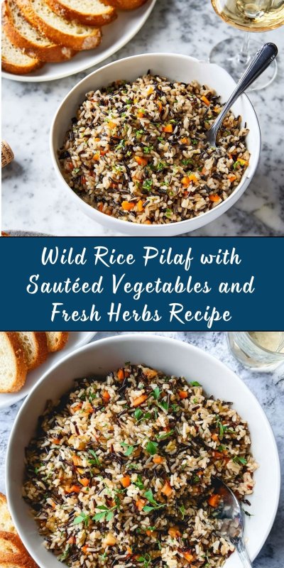 Wild Rice Pilaf with Sautéed Vegetables and Fresh Herbs Recipe ...